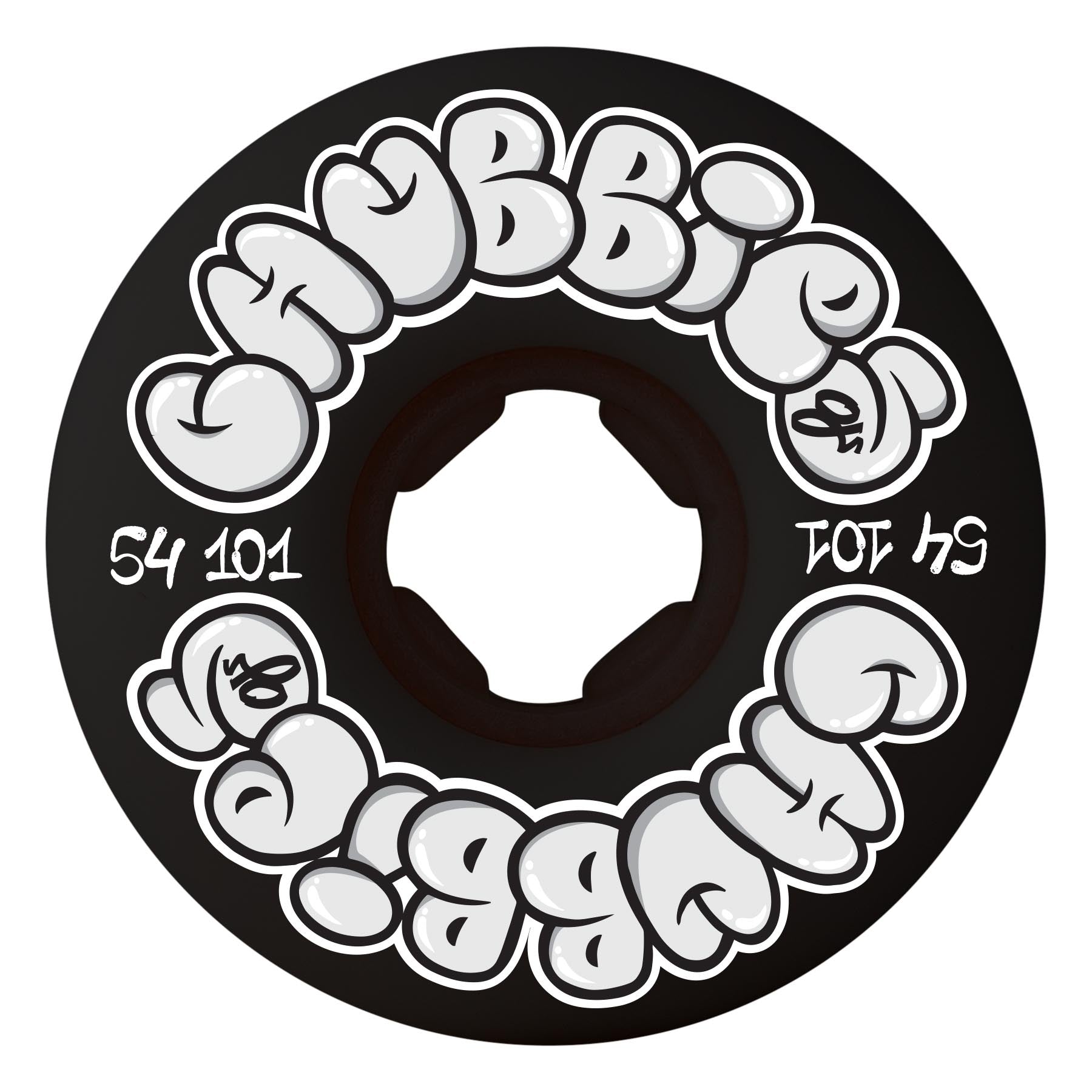 OJ - Ruedas Team Elite Throw Ups Chubbies Black 101a 54mm | Lo Mejor ...