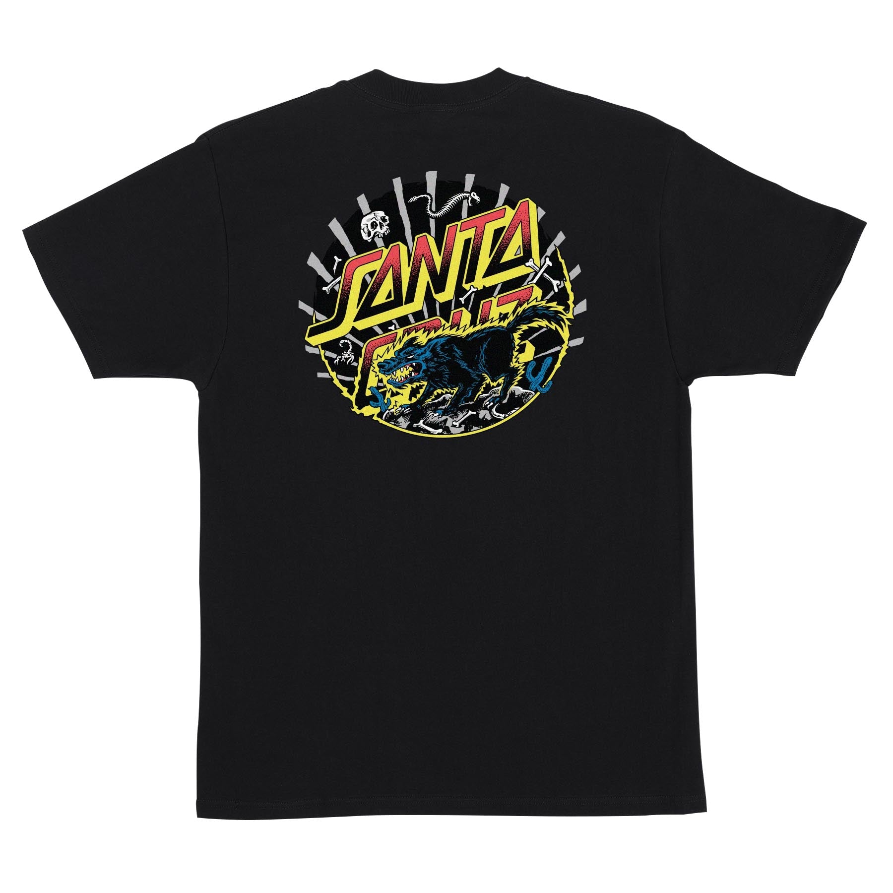 Santa Cruz - Polera Kendall Wolf Dot Black | Lo Mejor del 2024 en ...