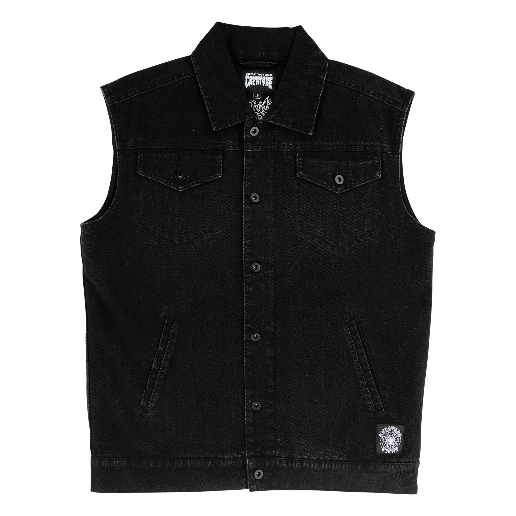 Creature - Chaqueta Resurrection Vest Top Black – Wallride Skateshop