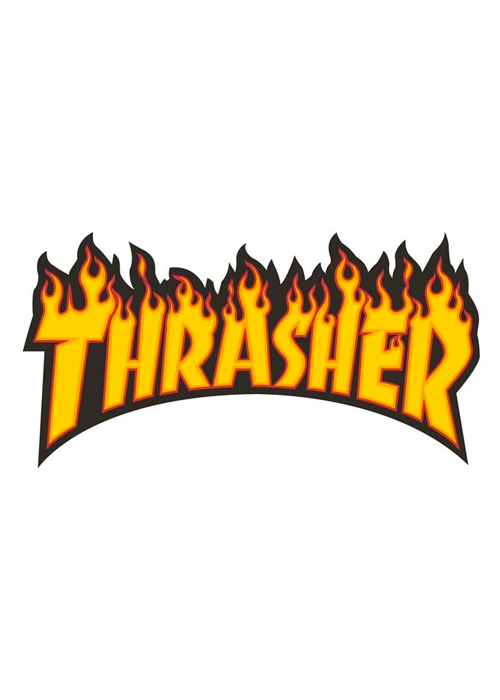 Thrasher - Sticker Flame Logo Large (13x25 aprox) unidad | Lo Mejor del ...
