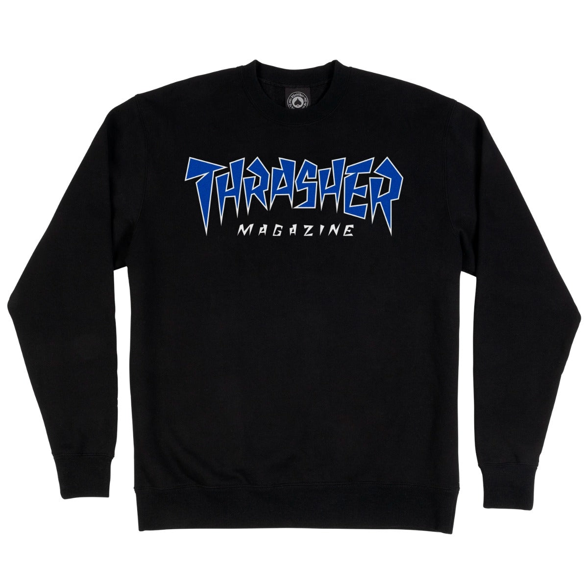 Thrasher - Poleron Polo Jagged Logo Black – Wallride Skateshop
