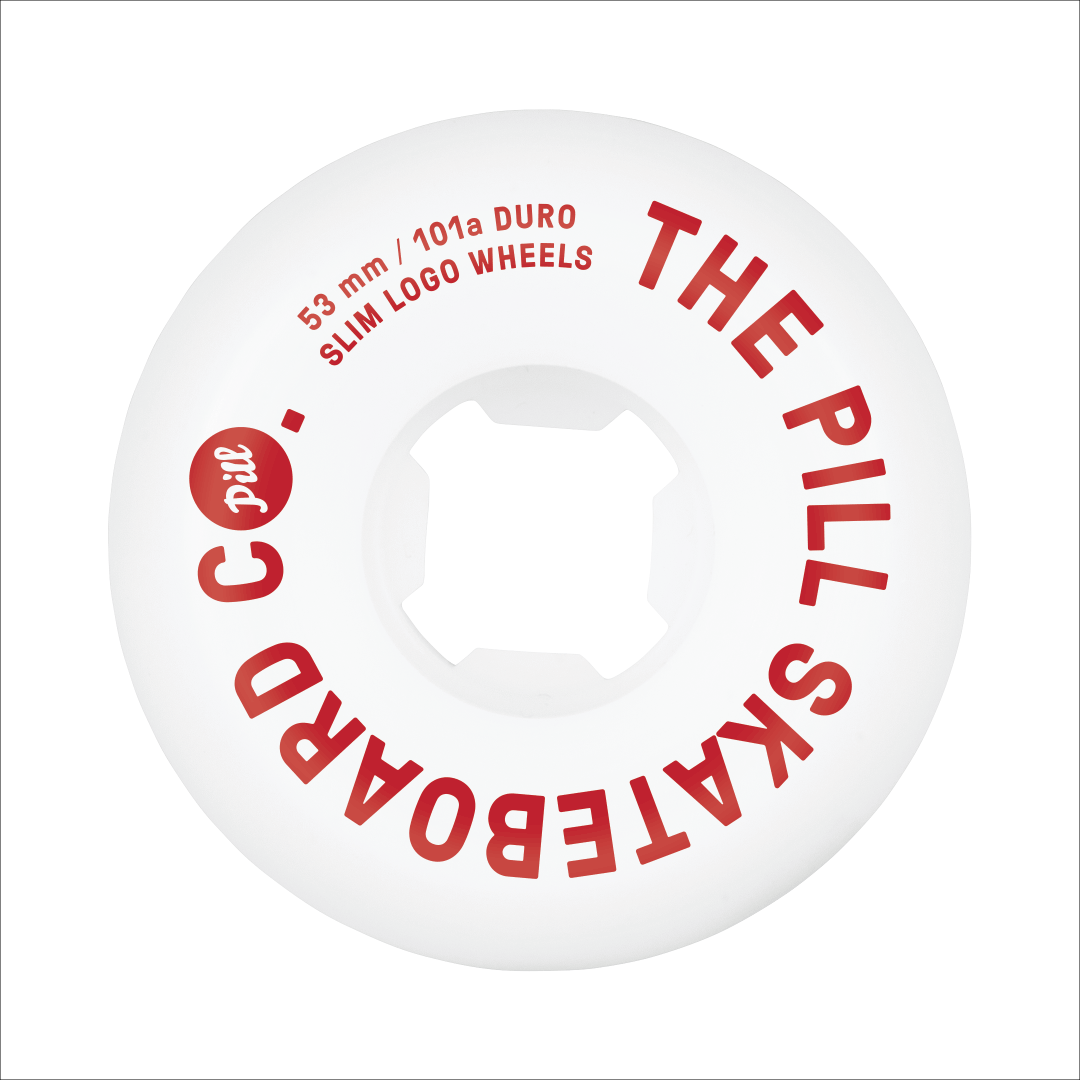 Pill - Ruedas Cónicas Slim Logo 53mm 101a – Wallride Skateshop