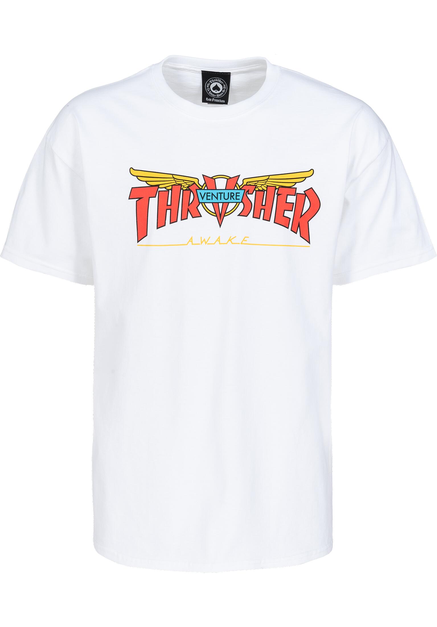 Thrasher - Polera Venture Collab White – Wallride Skateshop
